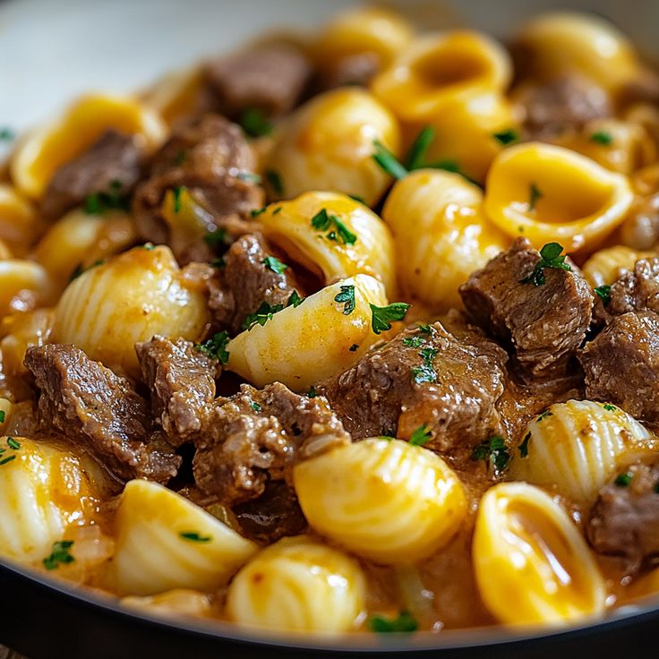 Creamy Beef and Shells Delight – VLiet.me