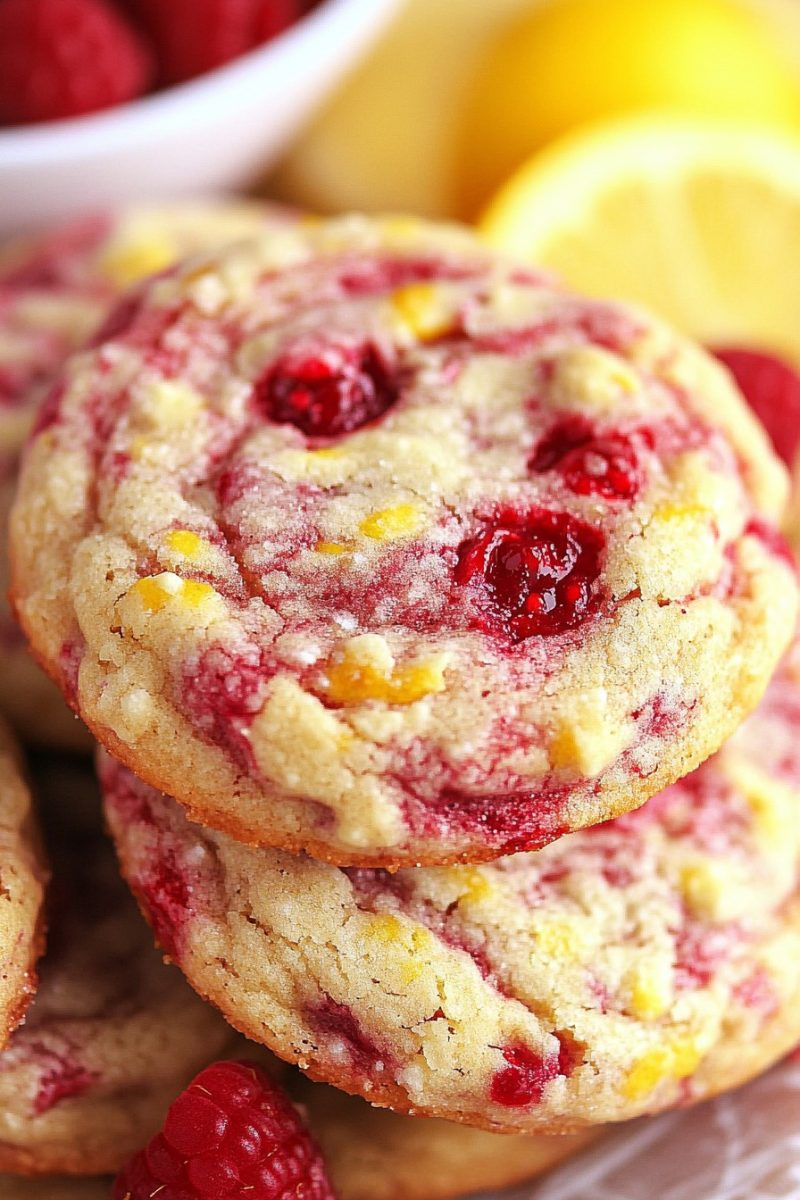 Lemon Raspberry Cookies – VLiet.me