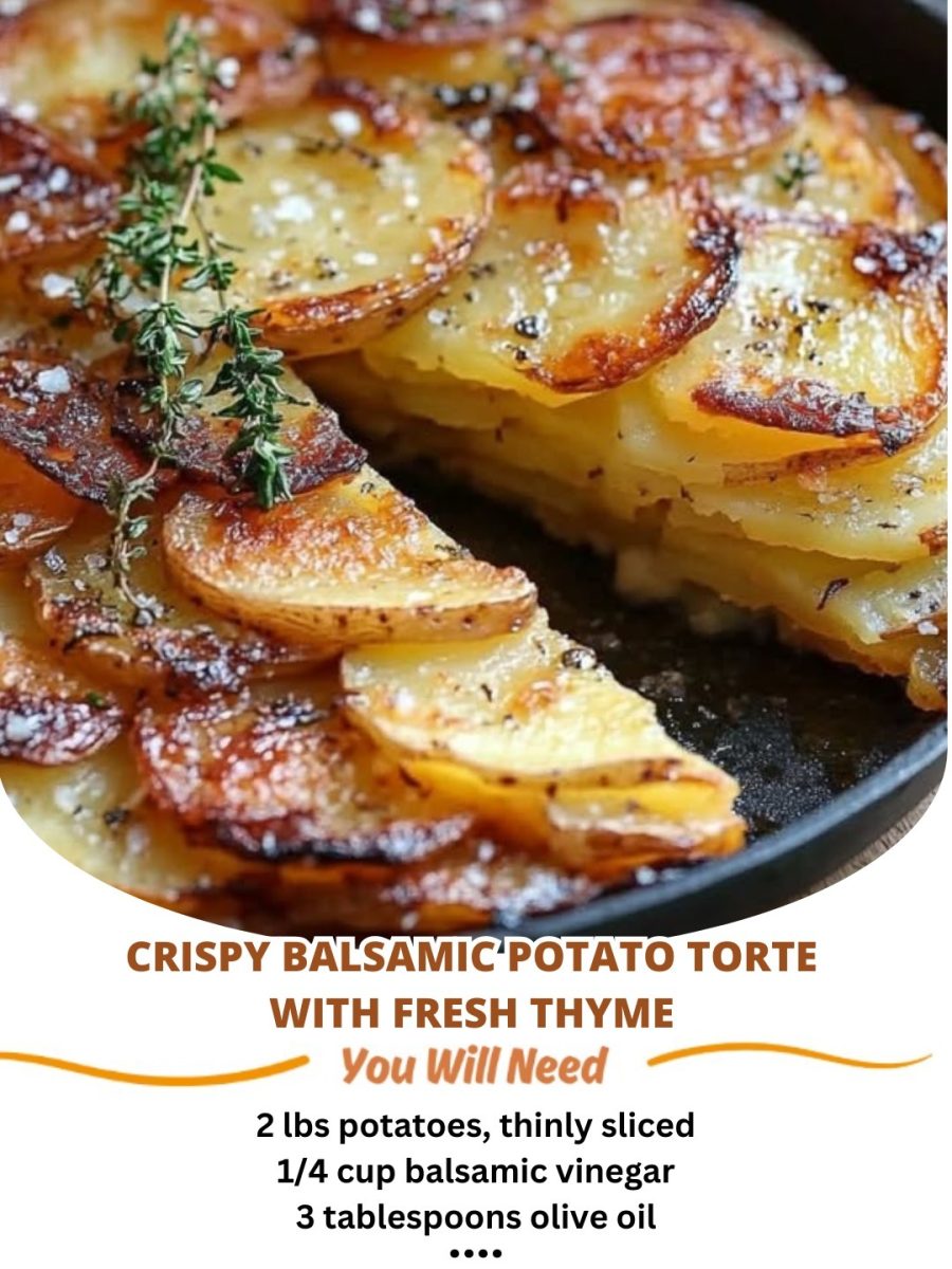Crispy Balsamic-Thyme Potato Torte – VLiet.me